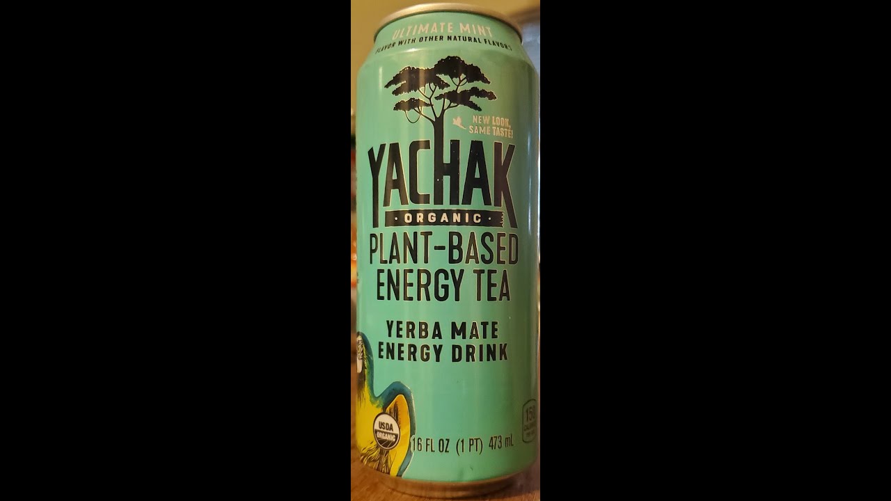 Yachak Organic Ultimate Mint Plant Based Yerba Mate Energy Drink Review ...