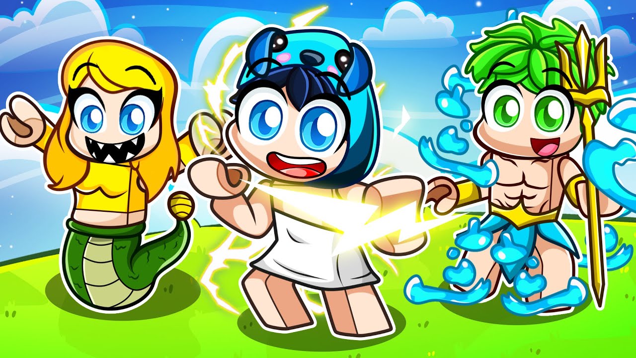 Having A GREEK GOD FAMILY in Roblox! - YouTube