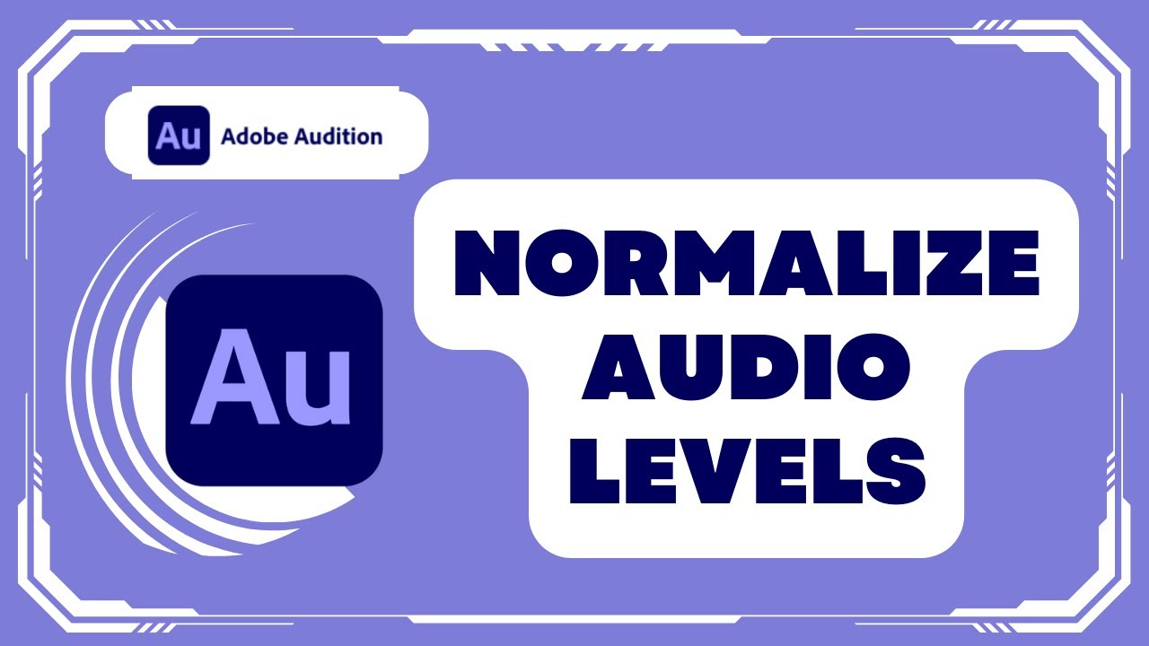 How to Normalize Audio in Adobe Audition - YouTube