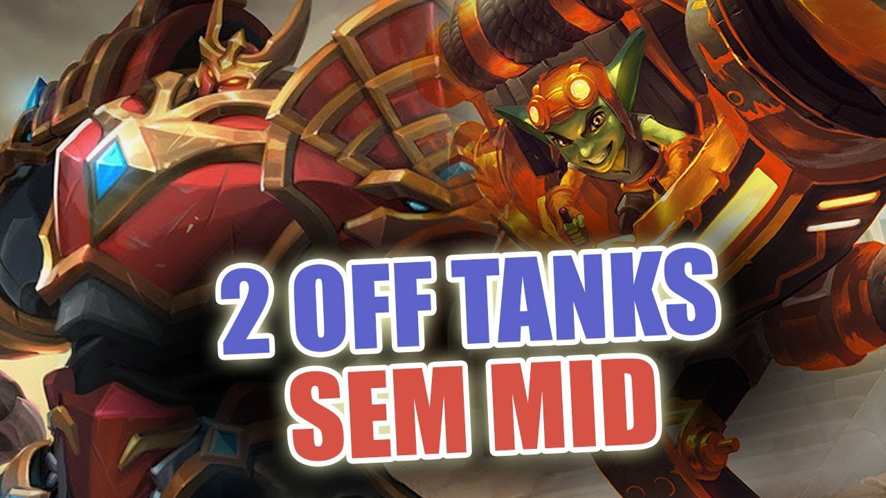 2 OFF TANKS, SEM MID! - Paladins Ranked Gameplay - YouTube