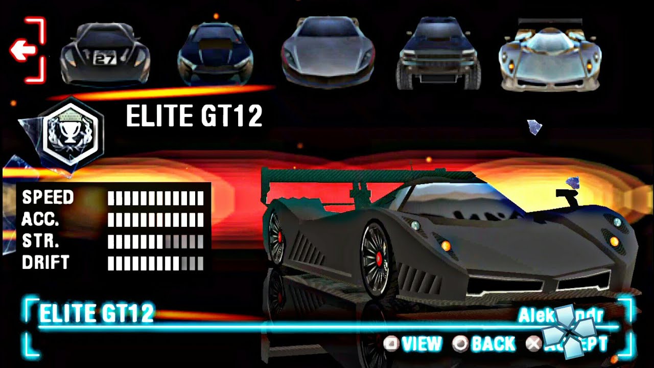 All Cars Split Second Velocity PPSSPP Emulator - YouTube