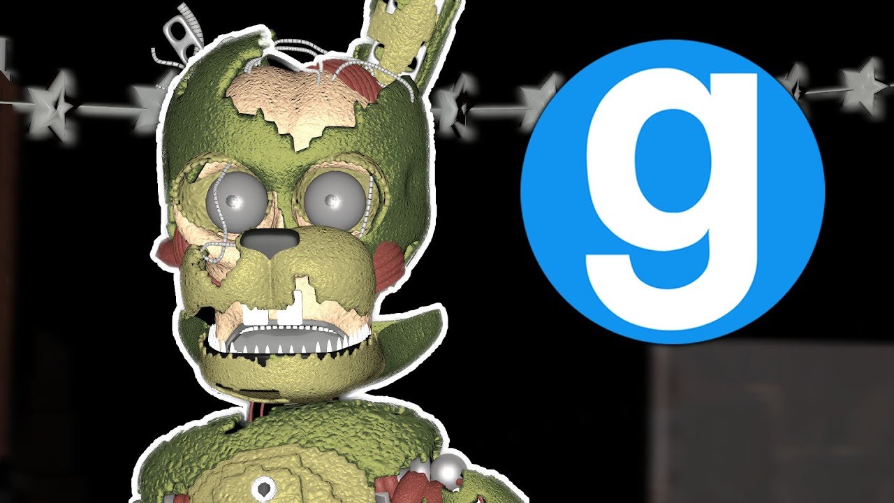 BRAND NEW FNAF 6 SALVAGED SPRINGTRAP HIDE AND SEEK! Five Nights at ...