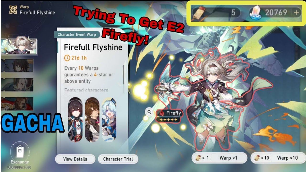 Firefly Is Finally Here! And Gonna Make Her E2! | Gacha | Mobile ...