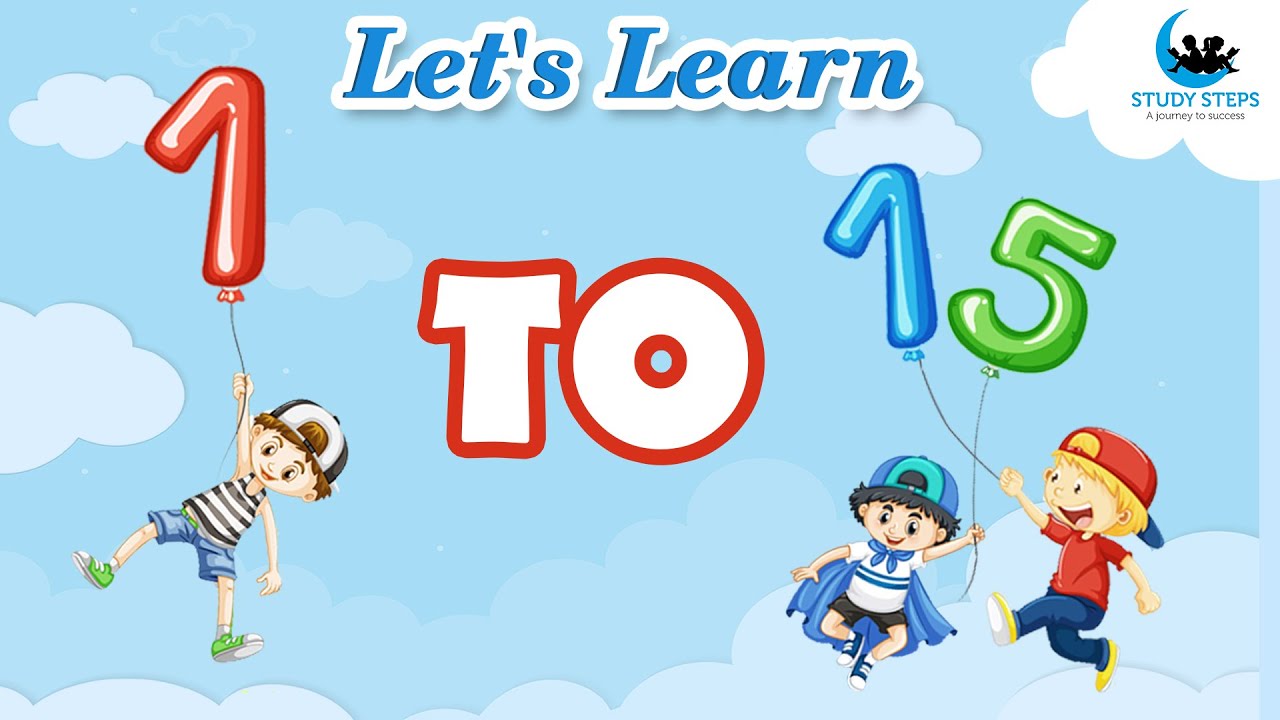 Counting from 1 to 15 - Fun & Learning! - YouTube