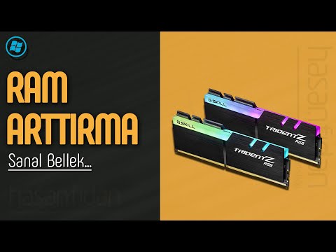 RAM ARTTIRMA/PROGRAMLARDA RAM YETERSİZ KALIYORSA/SANAL BELLEK KULLANIMI [WİN10]