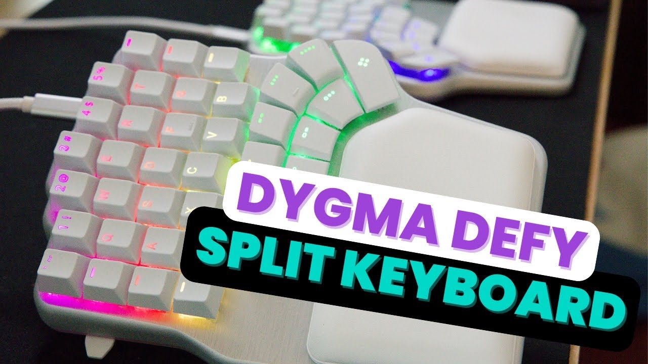 Pain-Free Computing With the Dygma Defy Ergonomic Split Keyboard With ...