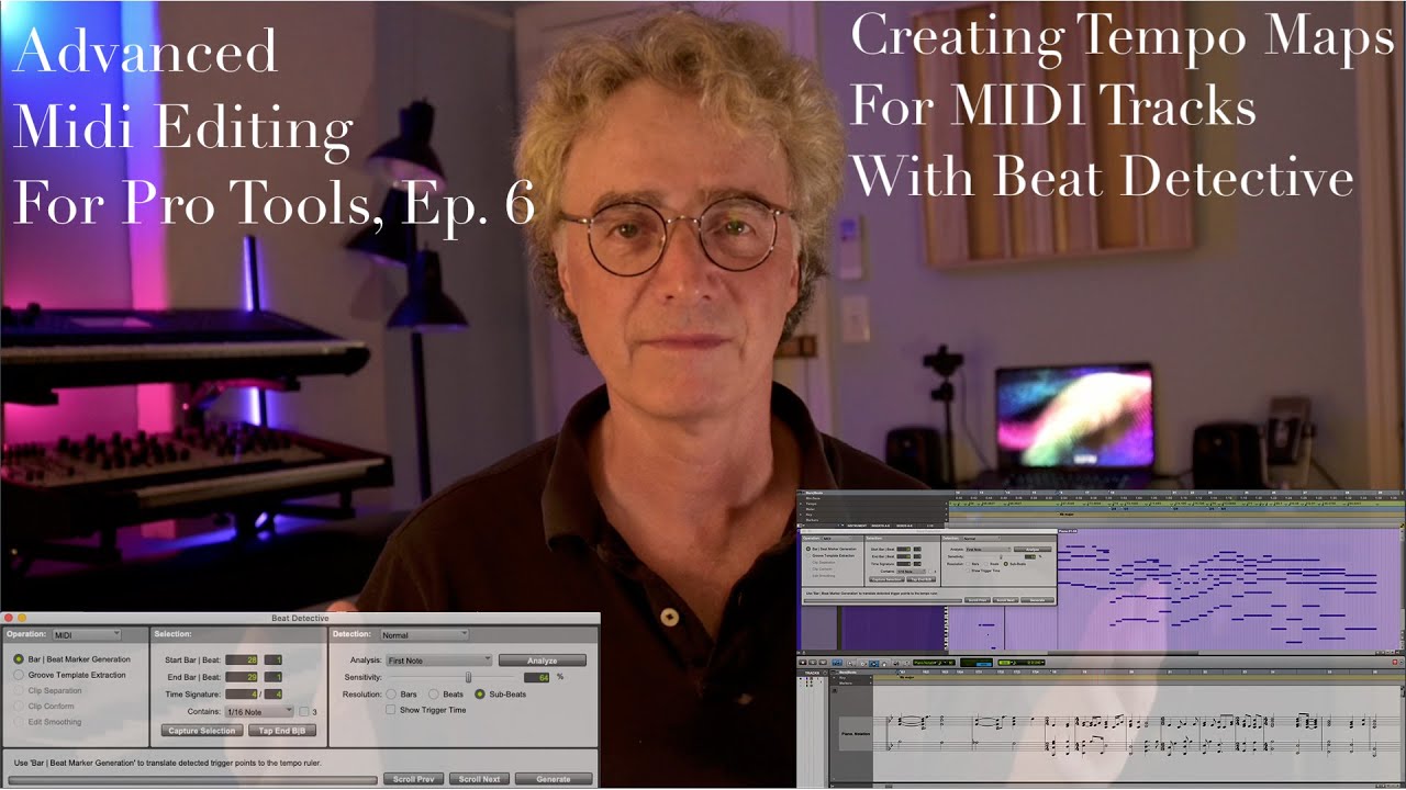 Advanced Midi Editing Pro Tools Ep. 6: Creating Tempo Maps For MIDI ...