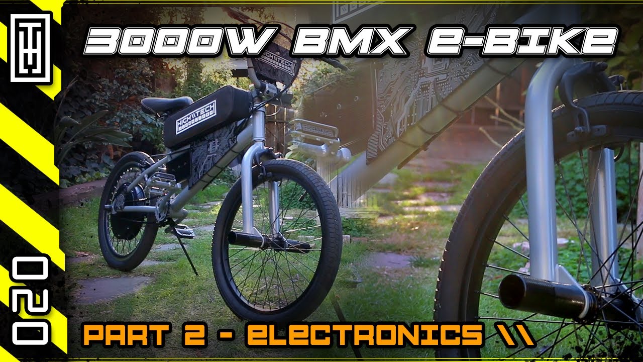 🚲 Custom 3000W BMX E-Bike [45MPH!] - Part 2 - Electronics, Tires ...