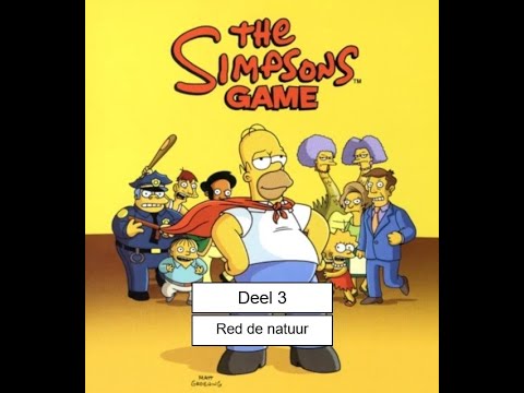 The Simpsons Game - Deel 3 - Red de natuur - YouTube