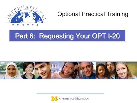OPT - Part 6: Requesting Your OPT I-20 - YouTube