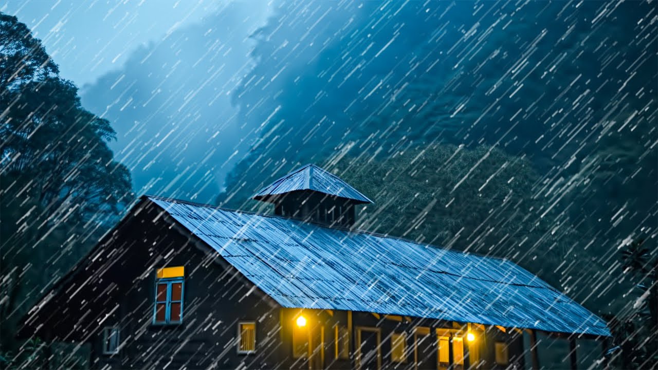 Rain Sounds for Sleeping – Natural White Noise of Rain & Thunder for ...