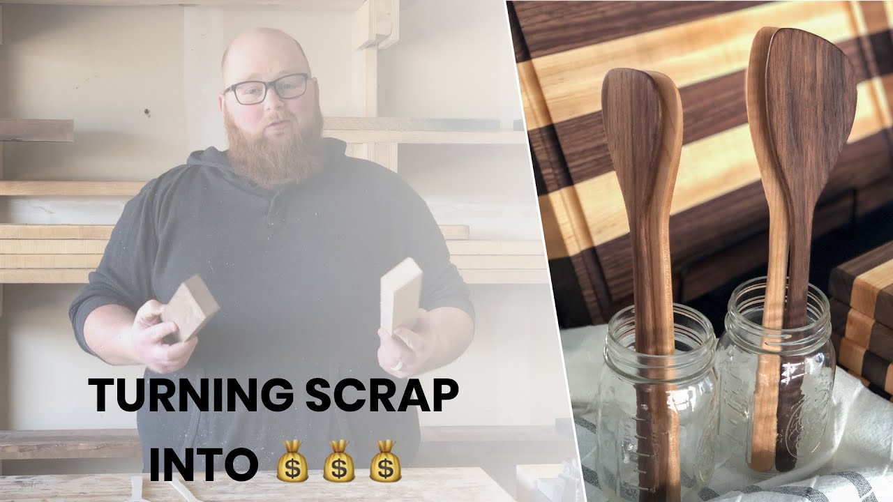 Making Heirloom Spatulas From Scrap Wood // Easy Spoon Carving - YouTube