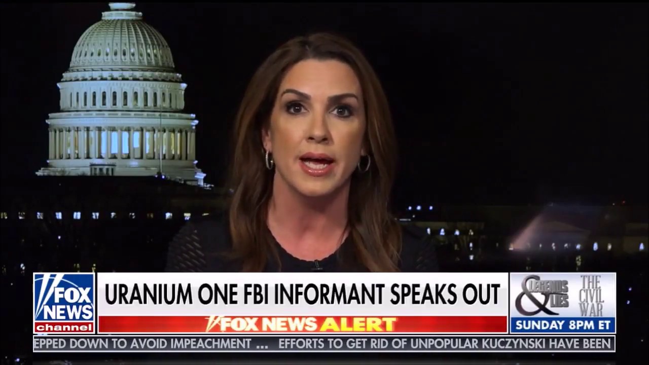 HANNITY URANIUM ONE INFORMANT ALISON SPANN SARA CARTER BYRON YORK March ...