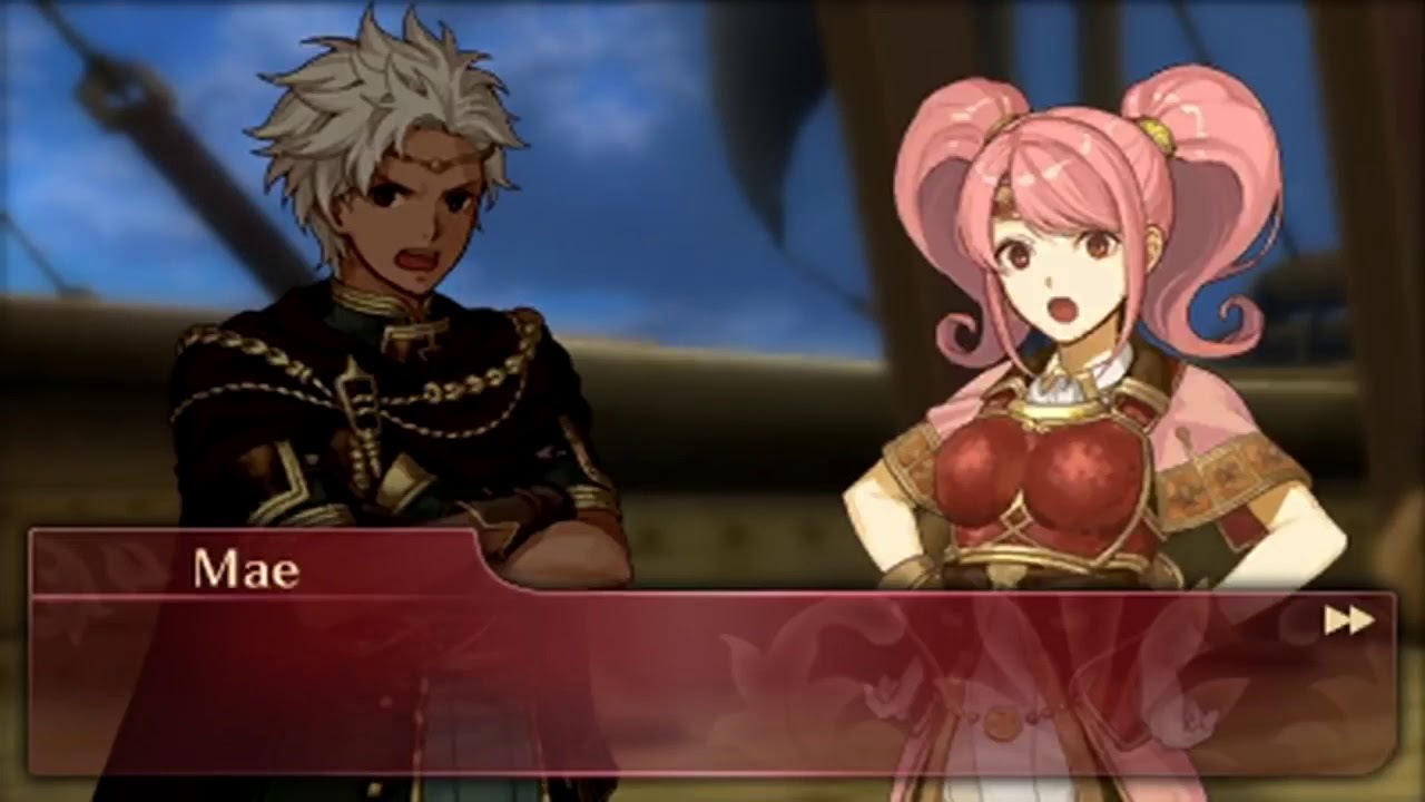 Fire Emblem Echoes: Mae and Boey Support (Fandub) - YouTube