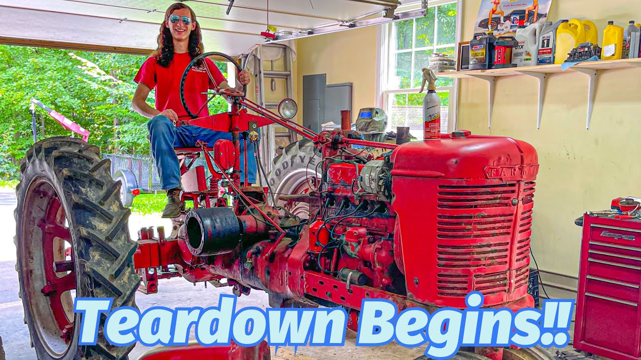 Getting My Antique Tractor Ready For TRACTOR PULLING!! Tune Up+Cleanup ...