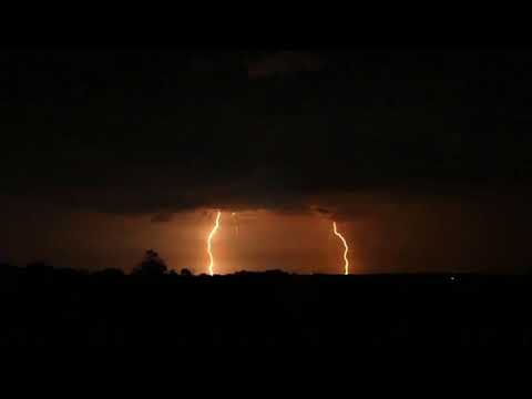 Distant lightning storm - 3rd June 2021 - YouTube