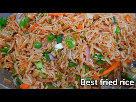 fried rice -fried rice recipe- Chinese fried rice -Veg Fried Rice ...