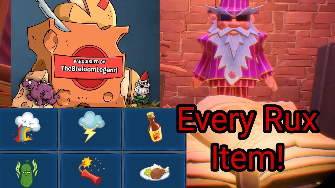 Every Rux Item in BFN! - YouTube