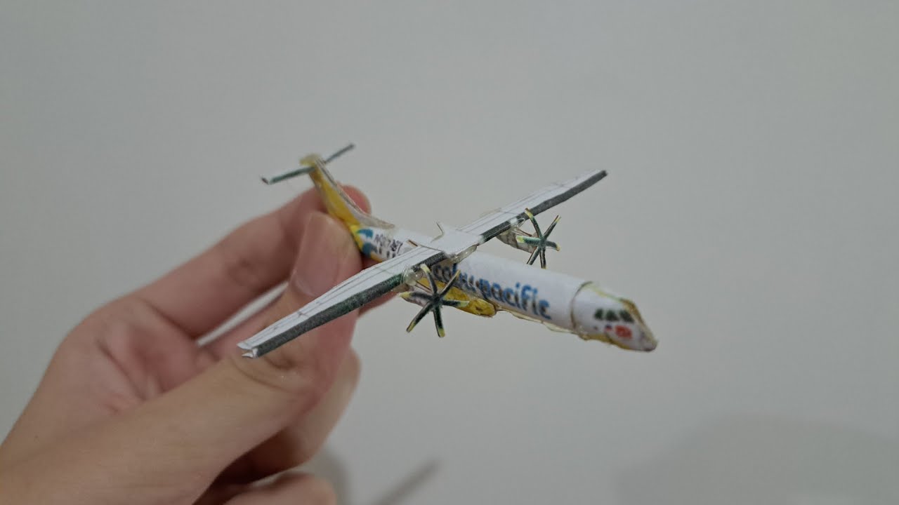 Cebu Pacific(RP-C7287) ATR 72-600 Papercraft Model Making - YouTube