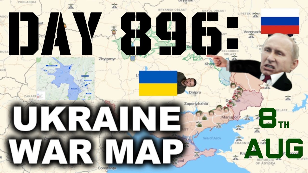 Day 896: Ukraïnian Map - Kursk Kontinues Krushing Kremlin - YouTube