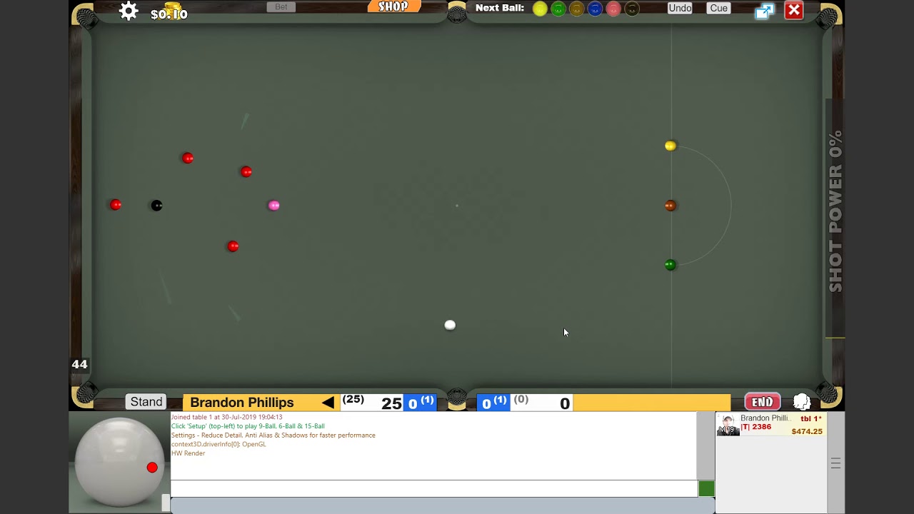 Flash Snooker Game - Red Black II - YouTube