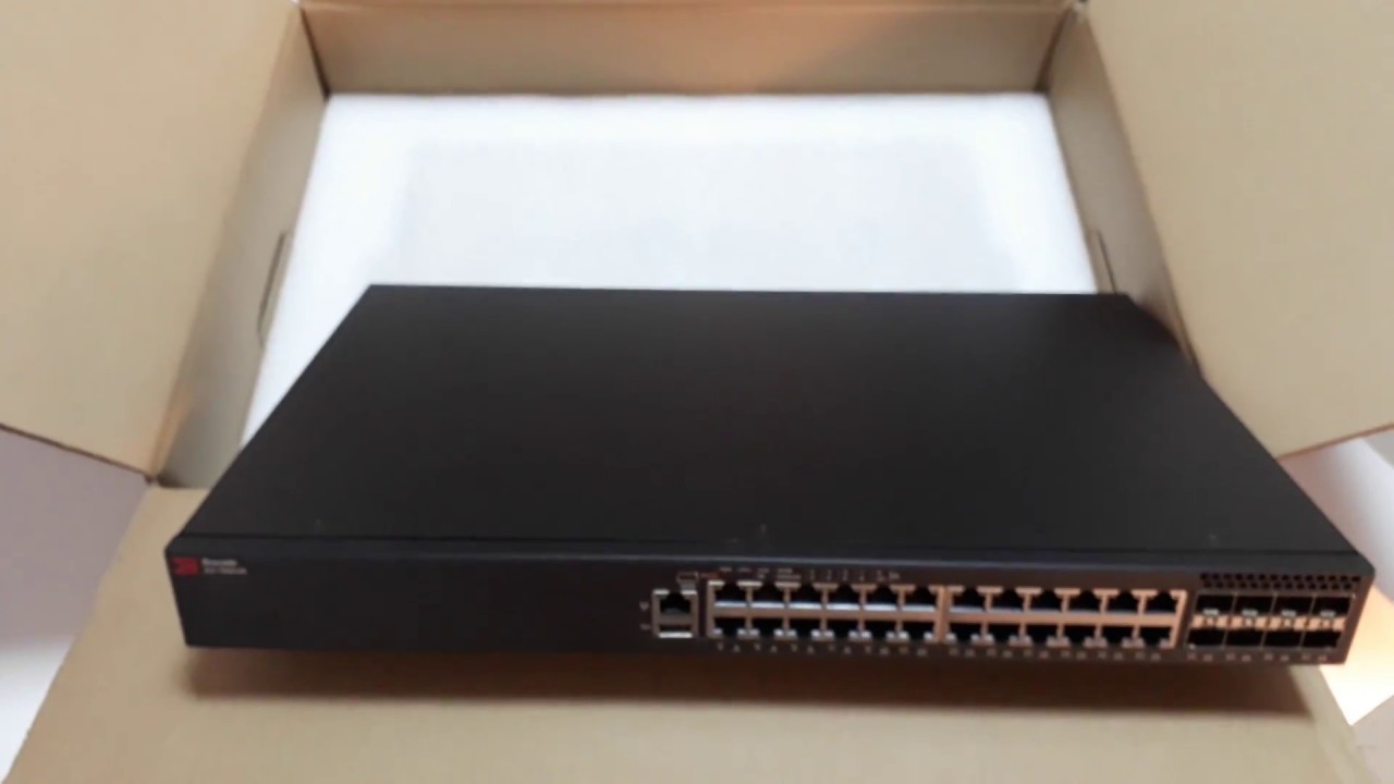 Brocade icx 7250 Switch Review - 1100$ - YouTube