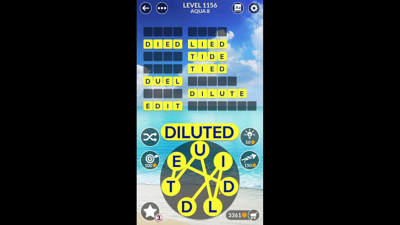Wordscapes Uncrossed Level 1156 Answers - YouTube