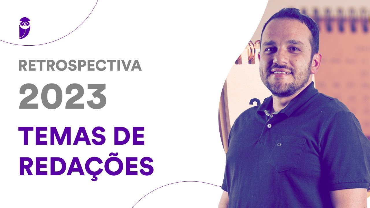 Retrospectiva 2023: Temas de Redações - Prof. Rodolfo Gracioli - YouTube