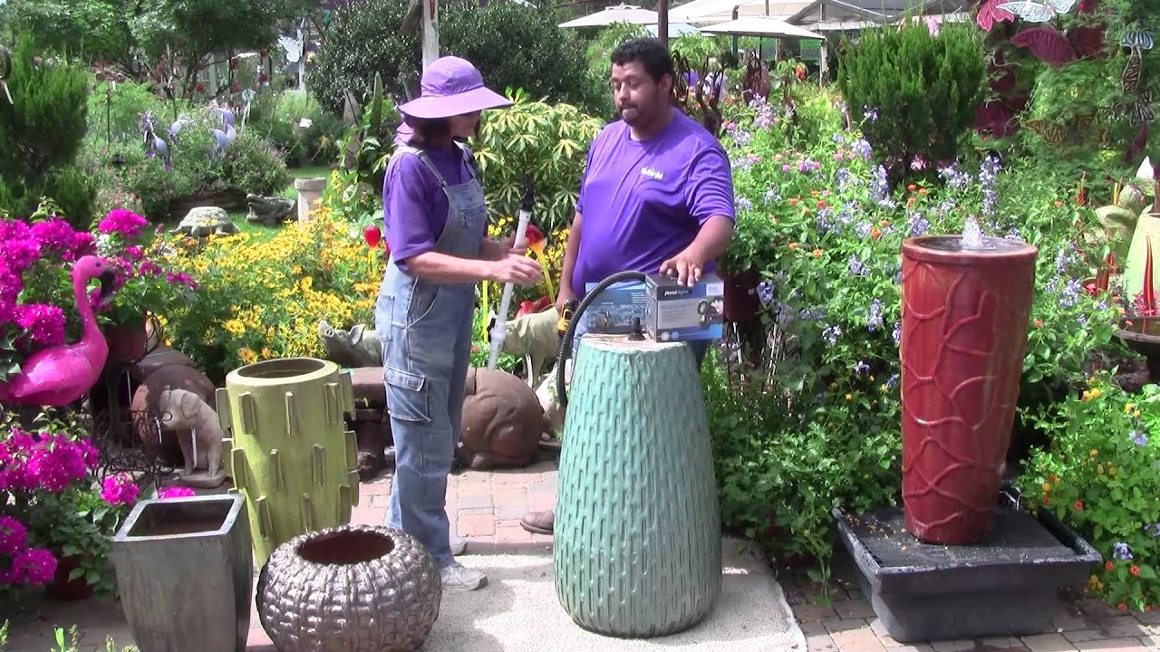 How to Install a Custom Water Feature - YouTube