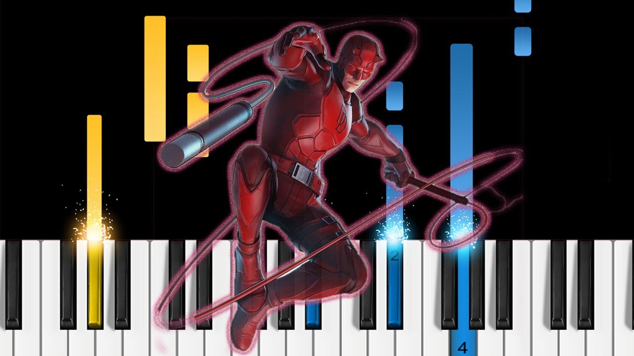 Daredevil - Main Theme - Piano Tutorial - YouTube