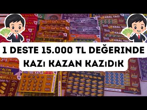 1 Deste 15.000 TL Değerinde Yeni Kazı Kazan Kazıdık Bugün