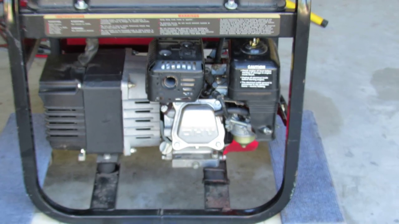 Coleman Powermate Honda GX160 Generator - YouTube