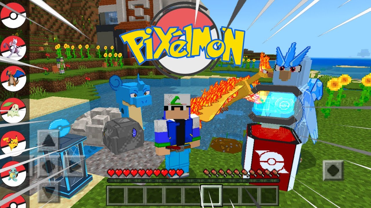 Atualizou!! ADDON DE POKEMON PARA o MINECRAFT PE! (Pokémon Serp) - YouTube