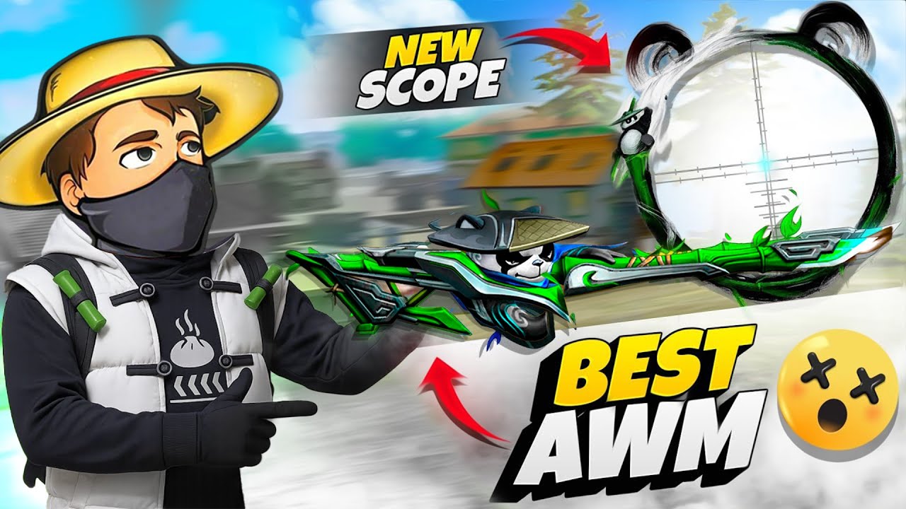 FREEFIRE🔥New Panda Bamboo Awm 🤯 Solo vs Squad Sniper Gameplay - Garena ...