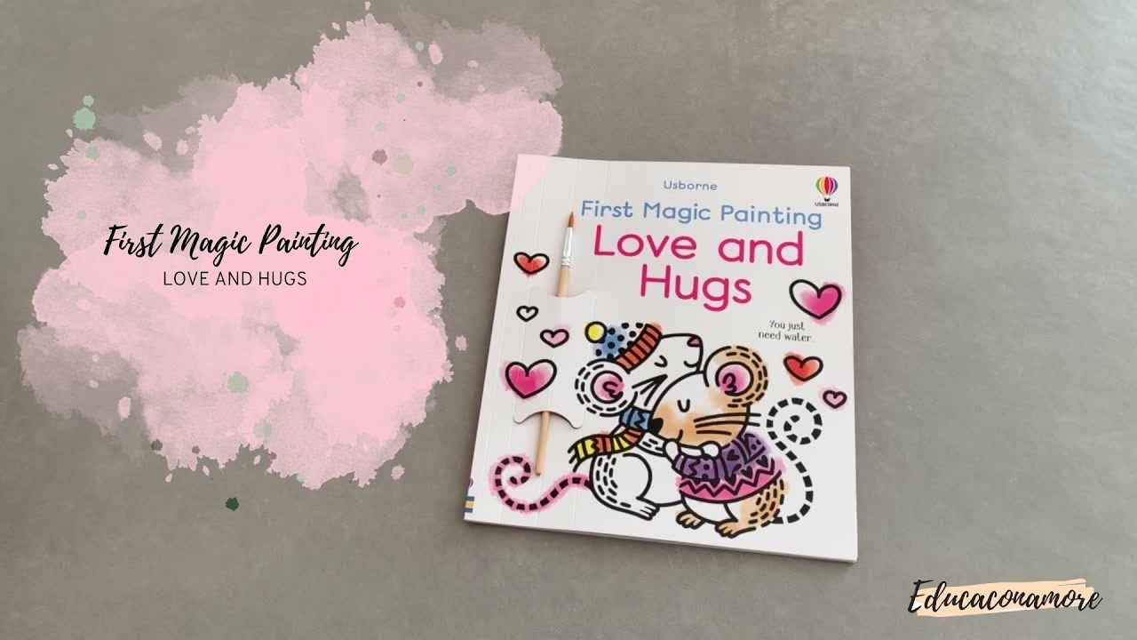 First Magic Painting love and hugs - YouTube
