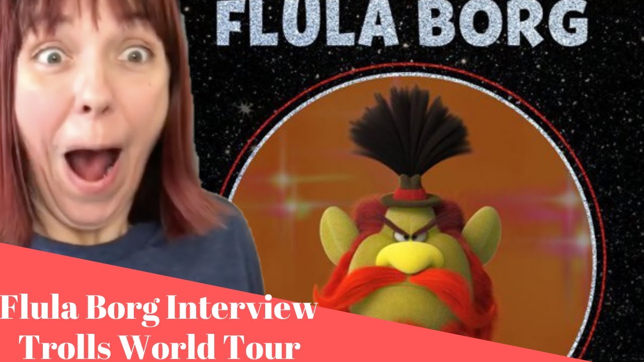 Flula Borg Voice Of "Dickory" Trolls World Tour Interview - YouTube