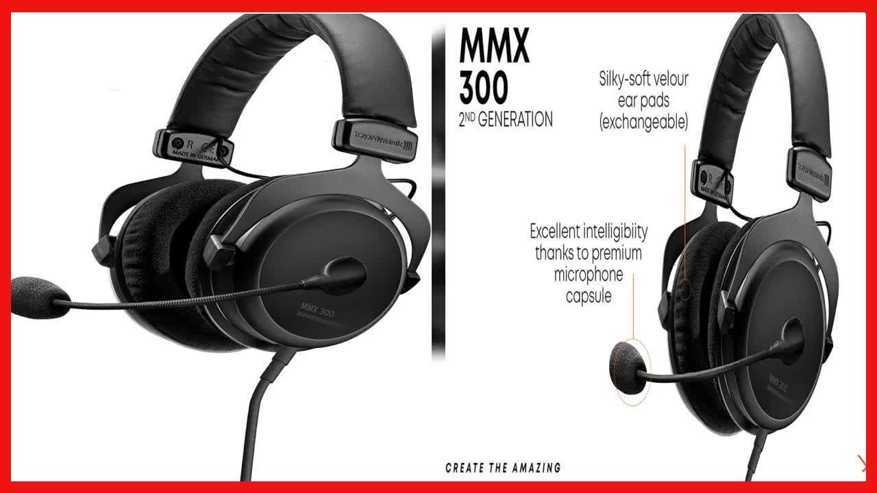 beyerdynamic MMX 300 (2nd Generation) Premium Gaming Headset - YouTube
