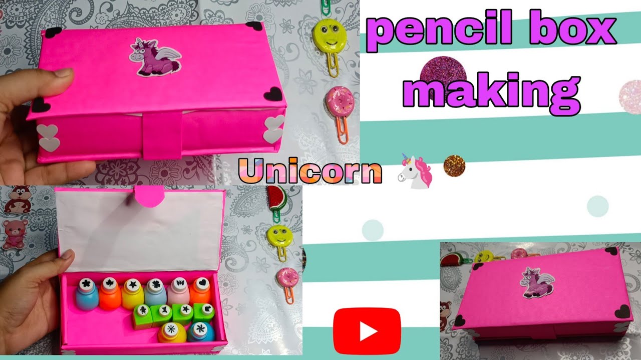 DIY Pencil case|How to make a pencil box with waste cardboard|Best out ...