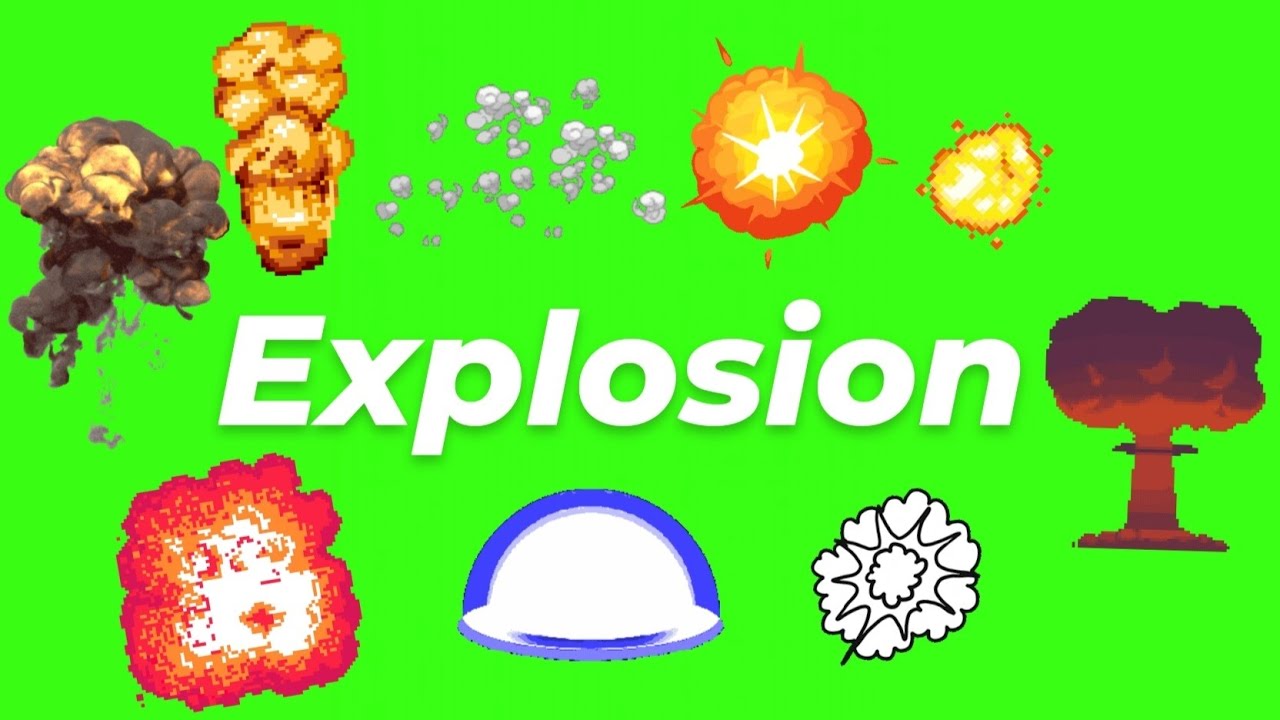 Animated Explosion GIF Green Screen Pack (Free Download) - YouTube