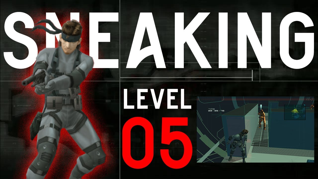 SNAKE: Sneaking - SNEAKING Level 05 | MGS2: VR Missions (TOP RECORD ...