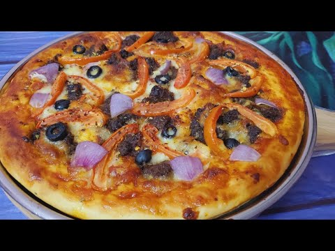How to make Chiken Pizza|Chiken Pizza🍕||চিকেন পিজ্জা /পিজা # ...