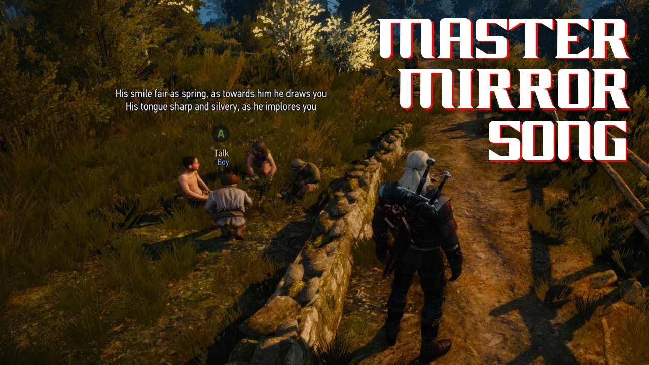 The Witcher 3 - Gaunter O'Dimm / Master Mirror Children's Song - YouTube