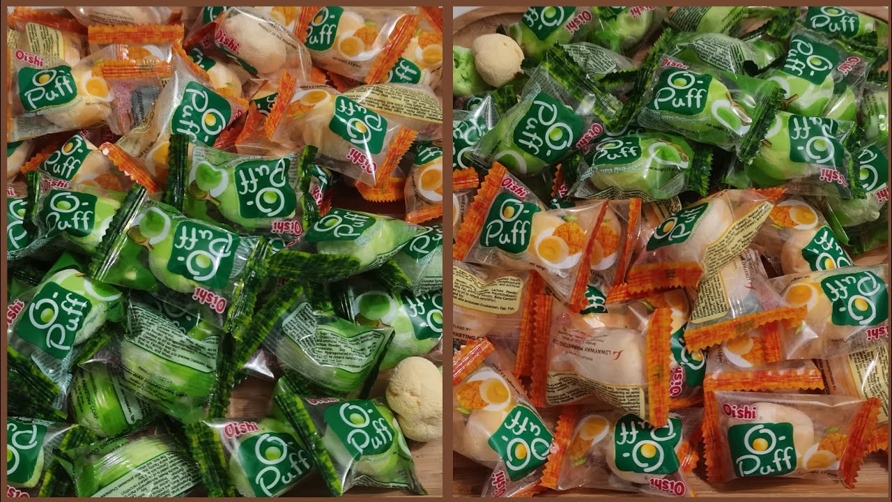 Filling platter with O puff mallows ASMR #marshmallows #satisfying ...