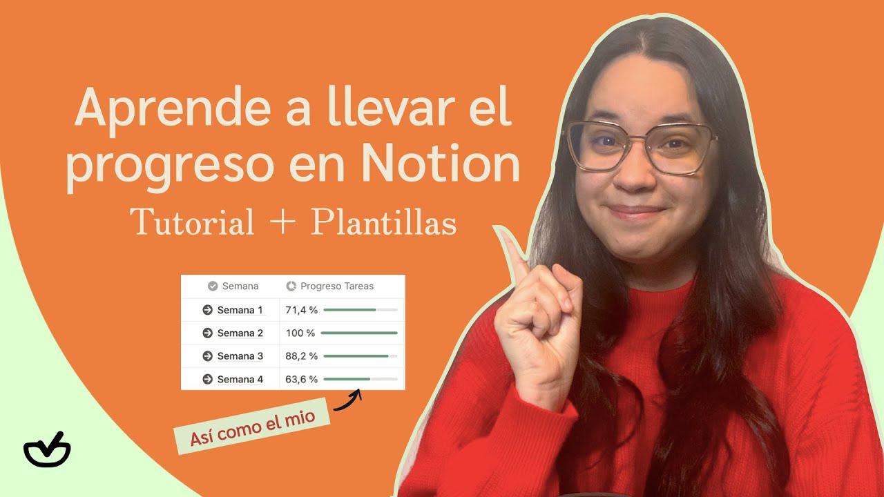 Aprende a llevar tu progreso en Notion | Tutorial + plantilla GRATIS - YouTube