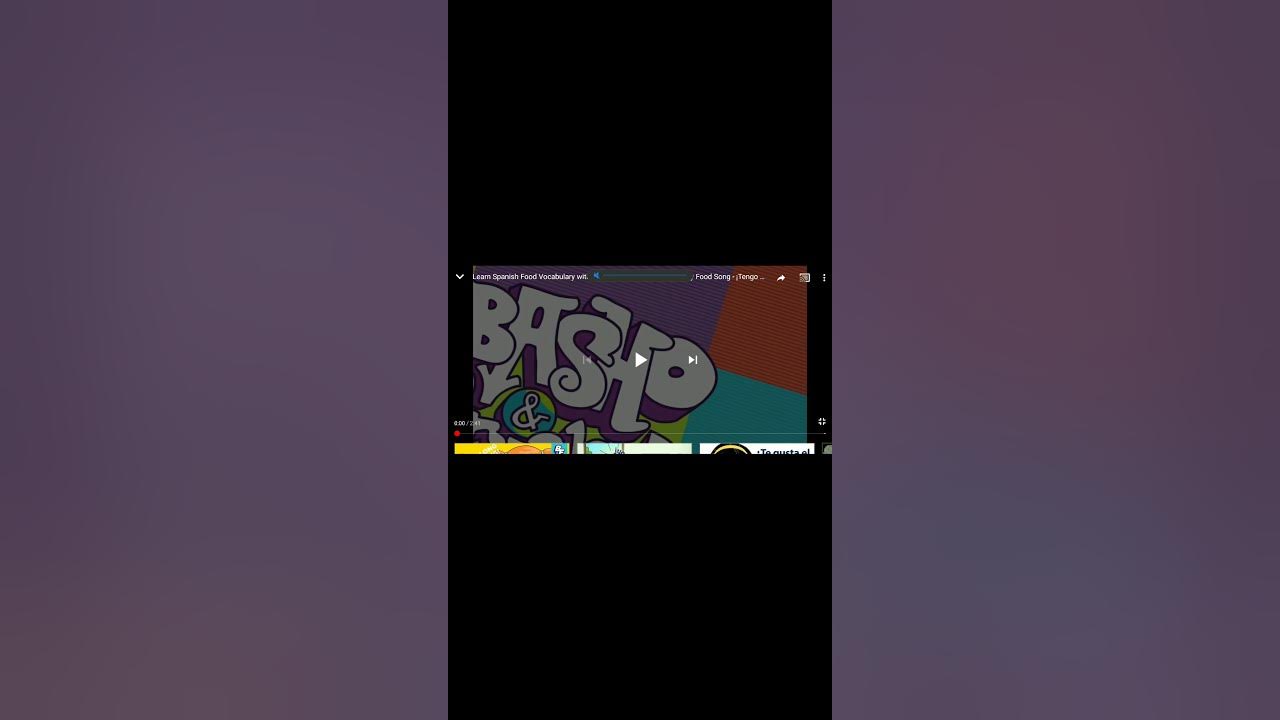 Learn Spanish Food Vocabulary With Basho & Friends ¡Tengo Hambre ...