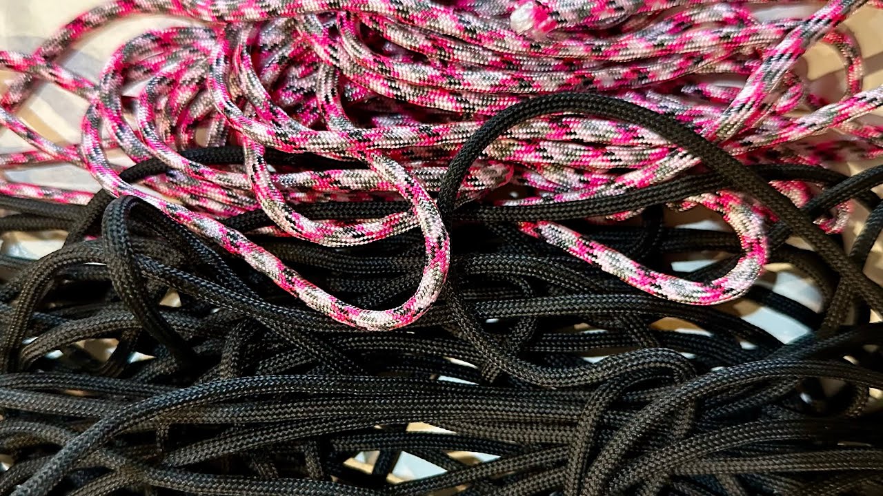 How To Splice Paracord / Connecting Two Colors - YouTube