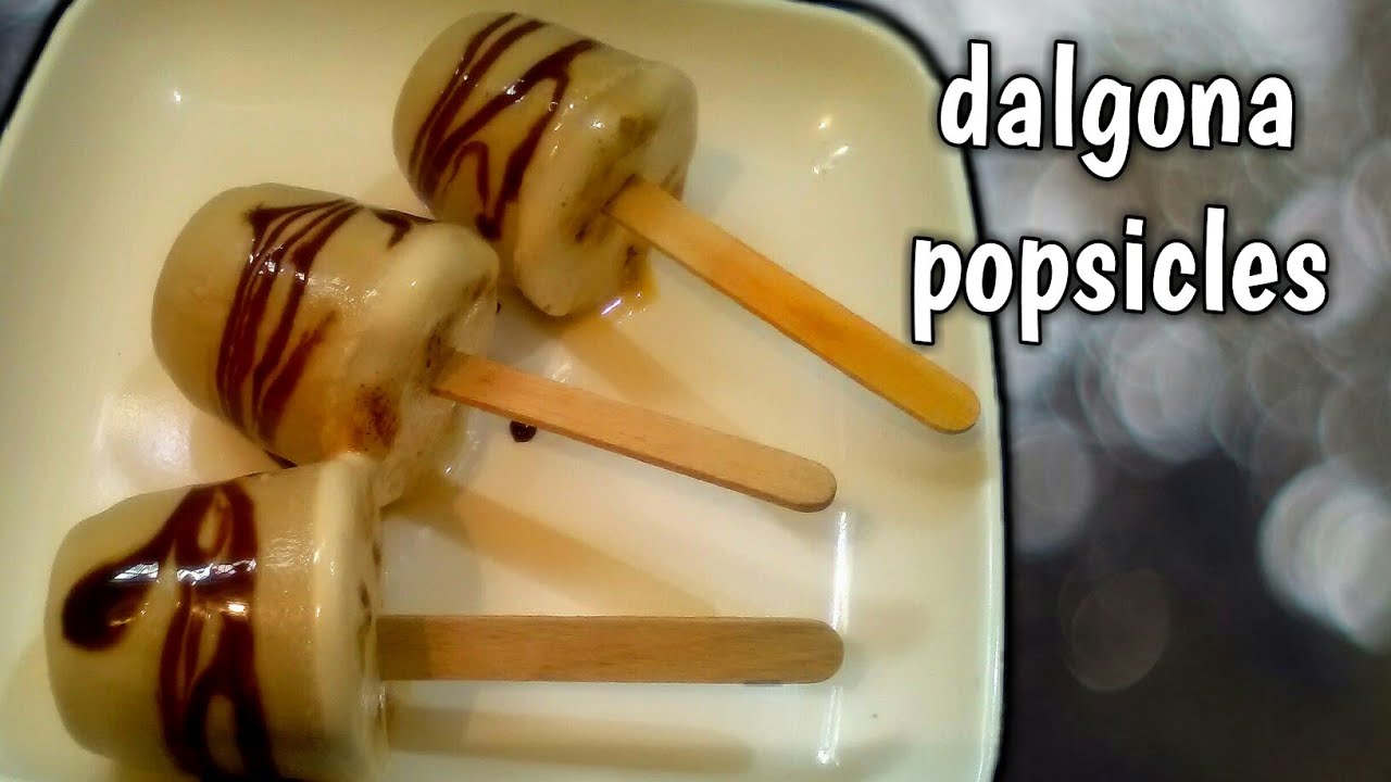 Dalgona ice// Dalgona popsicle/dalgona kuchi ice in tamil with english ...
