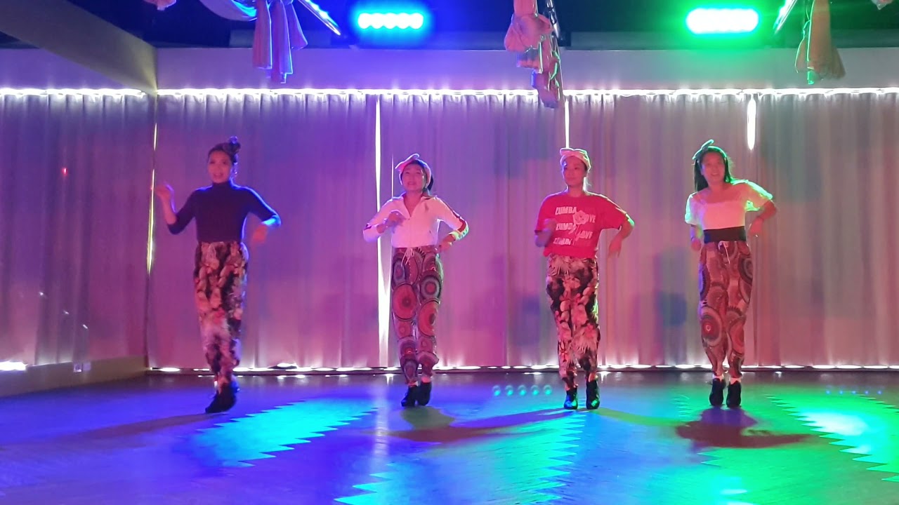 Hot Stuff Disco Line Dance | 코리아노블라인댄스협회 -제주서귀포시지부 오픈축하 영상 - YouTube