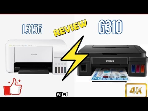 EPSON L3156 vs CANON G310 COMPARISON TEST ⚡️⚡️ - YouTube
