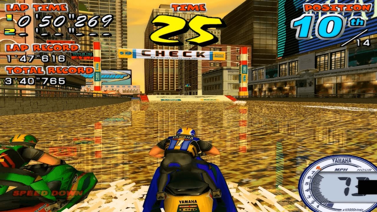 WaveRunner GP SEGA Naomi Demul (Expert Course) - YouTube